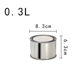 Custom-sized metal empty paint cans for chemical coating ink solvents